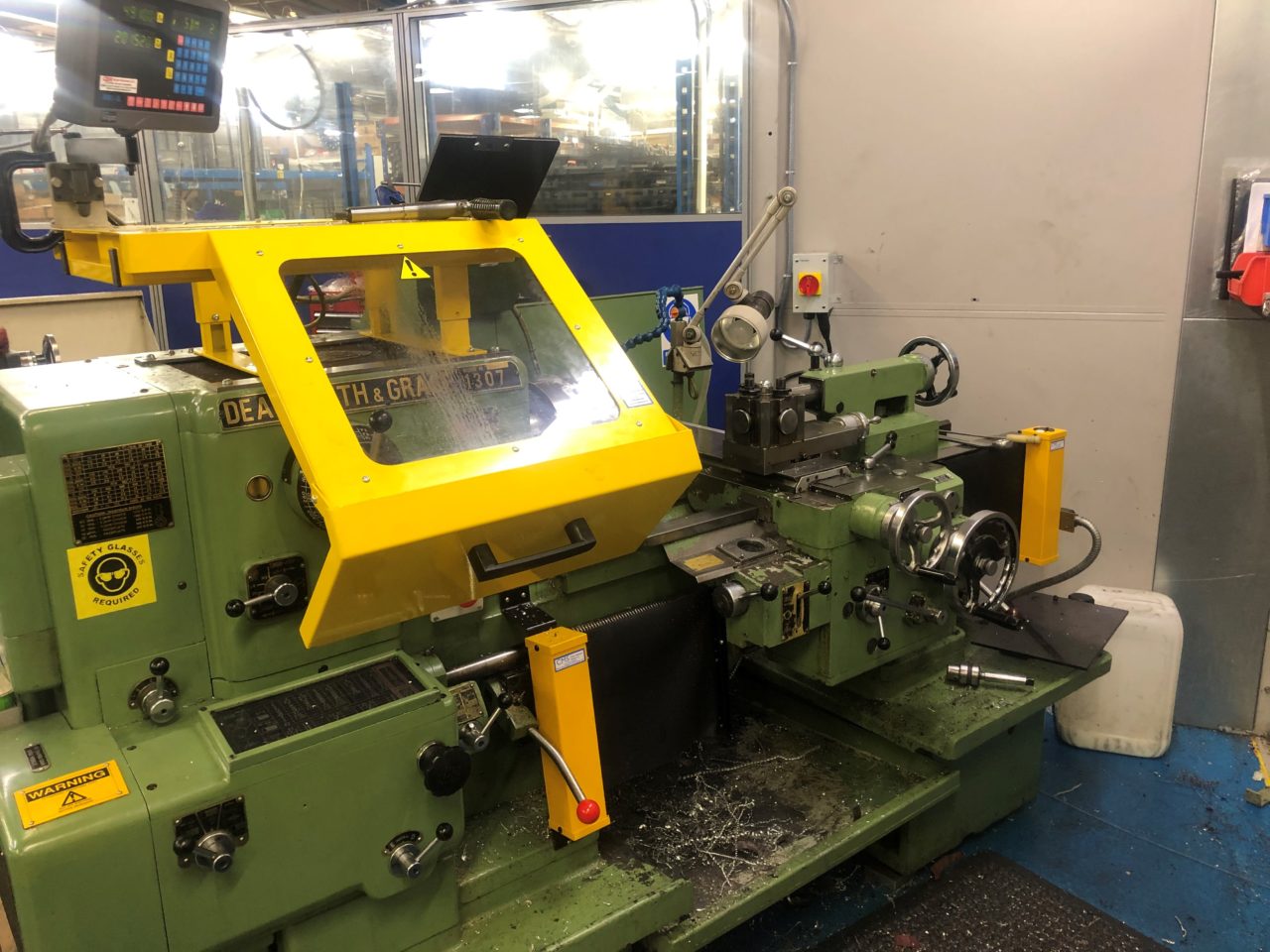 MNR Sliding Lathe Guards - Clear Machine Safety Ltd