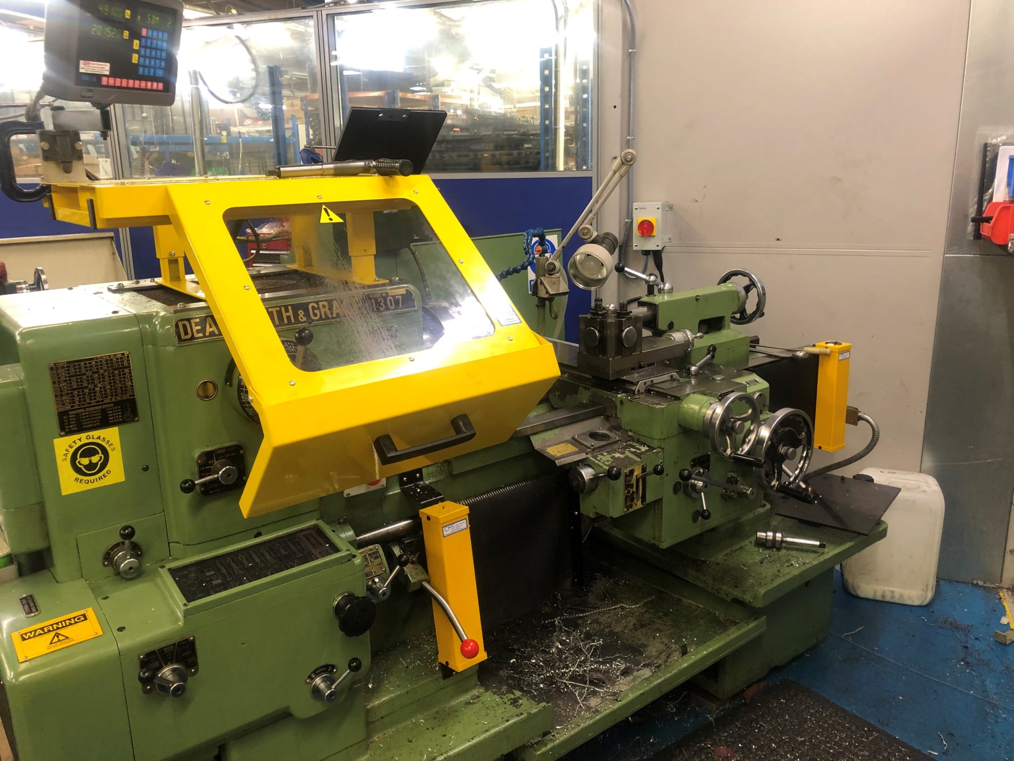 MNR Sliding Lathe Guards - Clear Machine Safety Ltd