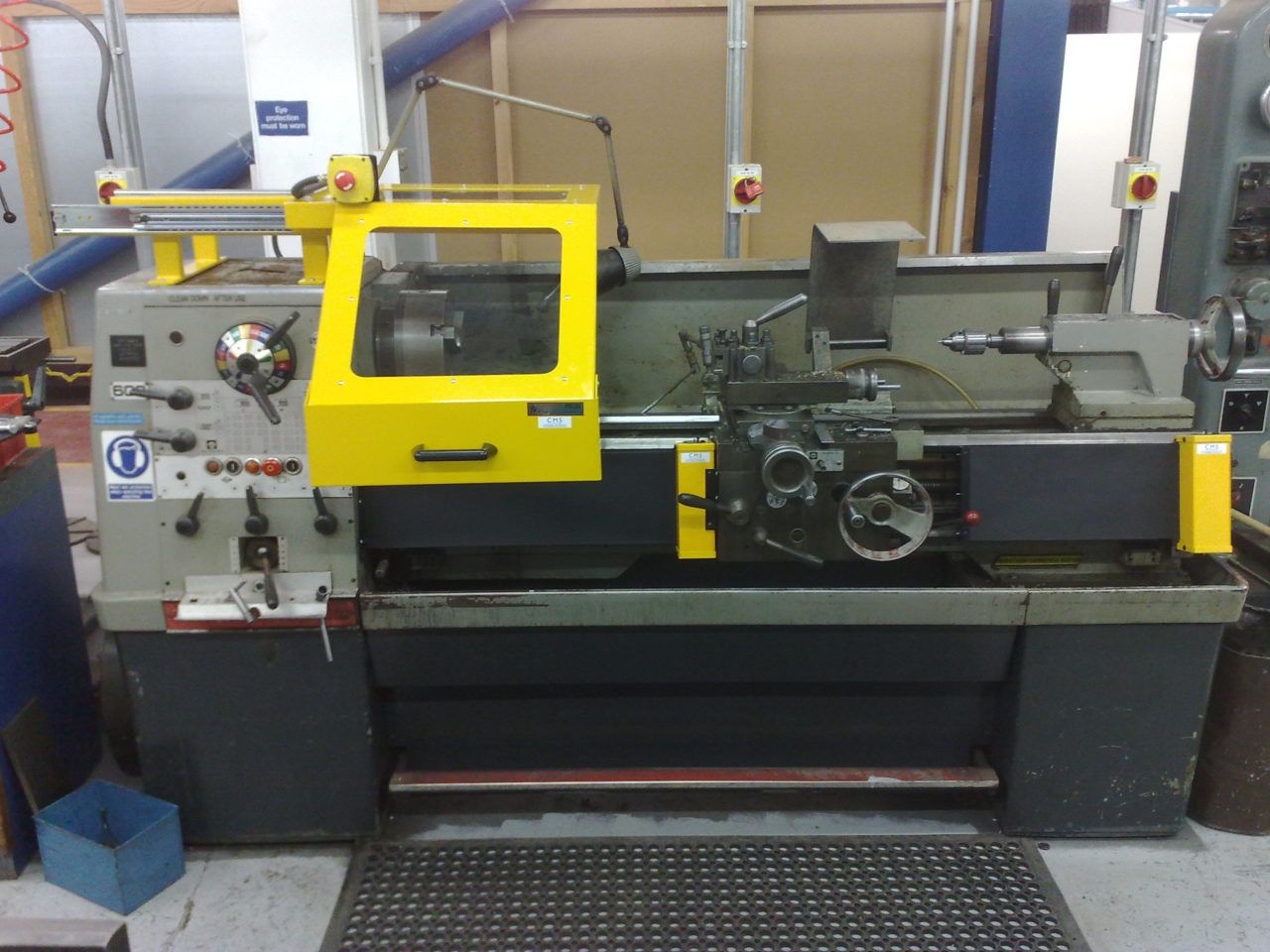 MNR Sliding Lathe Guards - Clear Machine Safety Ltd