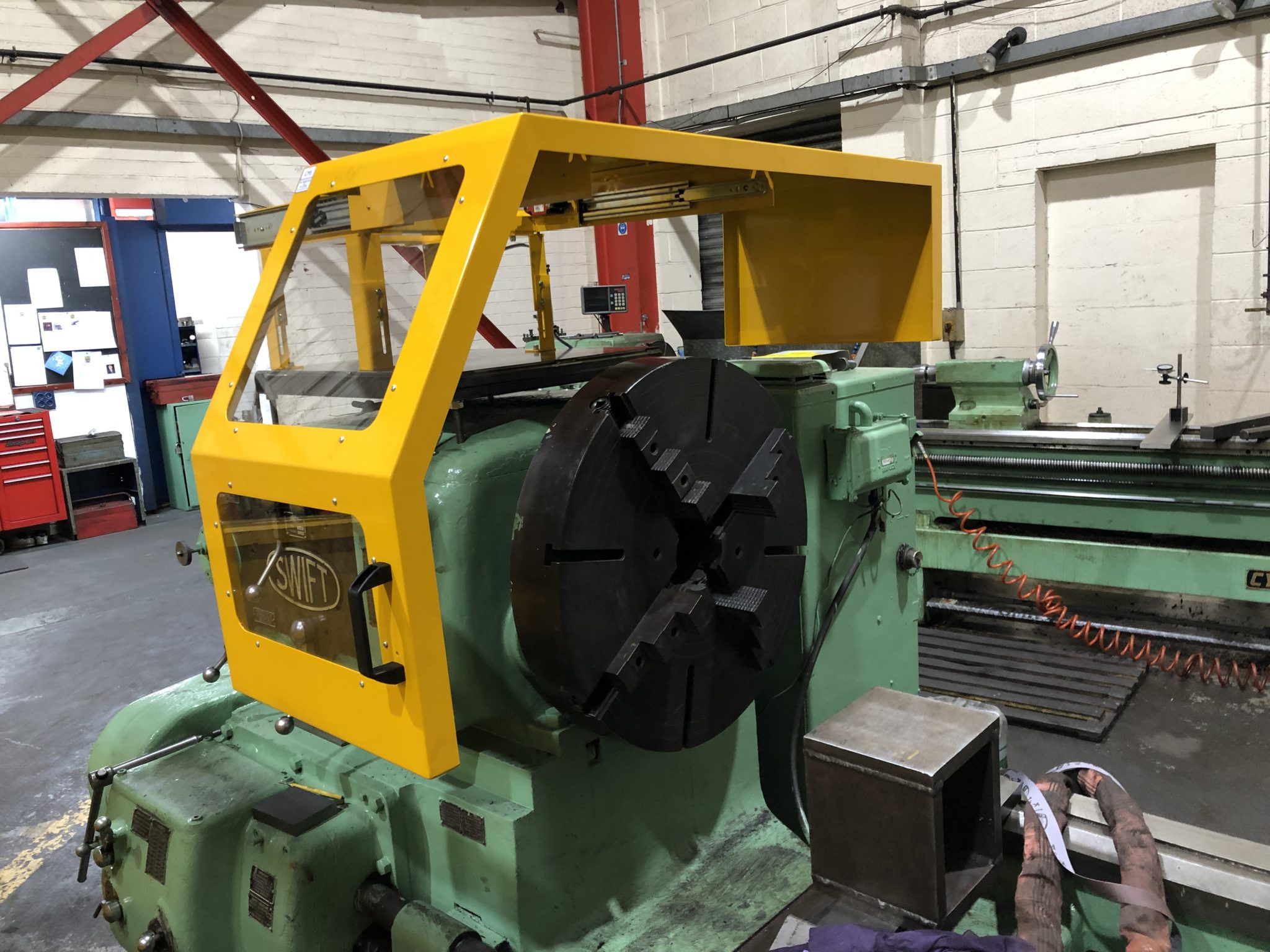 Bespoke Lathe Chuck Guards - Clear Machine Safety Ltd